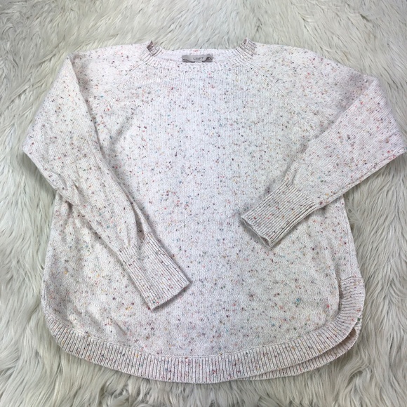 LOFT | Sweaters | Loft Rainbow Speckle Knit Pullover Sweater | Poshmark